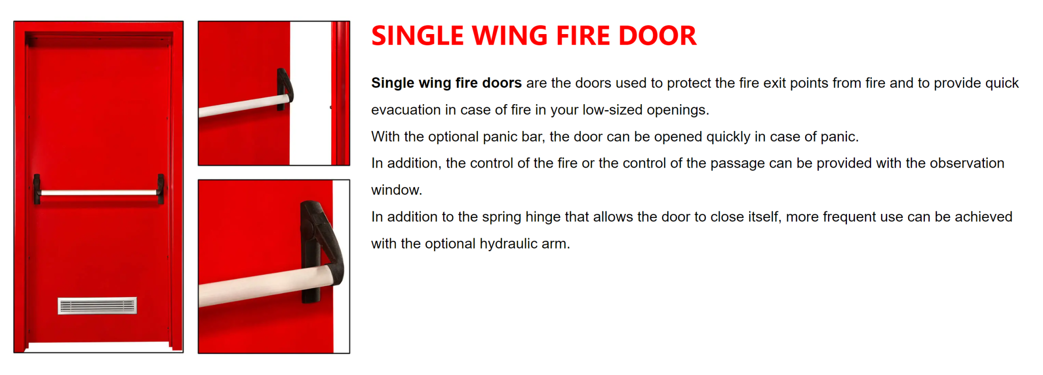 Fire Door - Moody Refrigeration